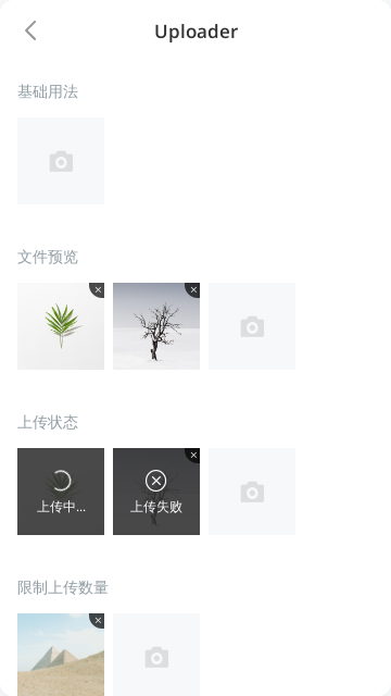 表单组件 Uploader 文件上传 《vant 2 12 移动端组件库文档》 书栈网 · Bookstack