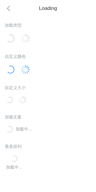 反馈组件 - Loading 加载 - 《Vant Weapp 1.5.0 小程序UI组件库》 - 书栈网 · BookStack