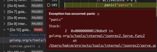 Debugging Using Delve Dap Aka Dlv Dap 《vscode Go Tutorial》 书栈网 · Bookstack