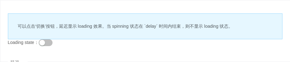Feedback - 反馈组件 - Spin加载中 - 《Ant Design of Vue v1.3 组件文档》 - 书栈网 · BookStack