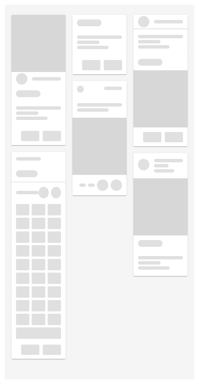 Progress（进度条） - Skeleton Loaders（骨架装载器） - 《Vuetify.js 2.2.26 使用教程》 - 书栈网 · BookStack