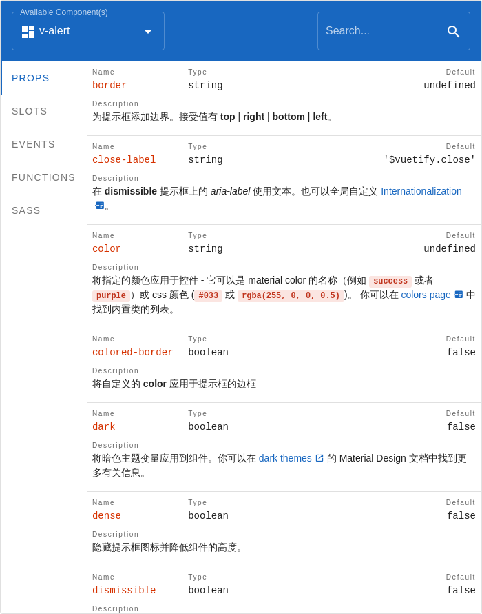 Ui 组件 Alerts（提示框） 《vuetifyjs 2226 使用教程》 书栈网 · Bookstack 