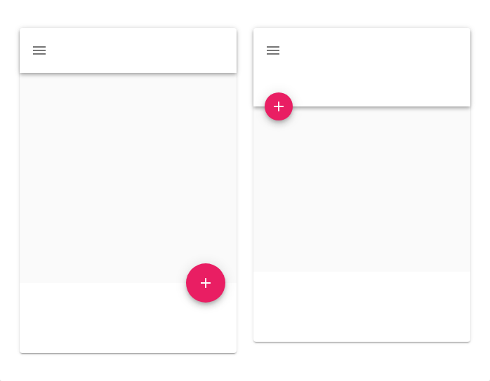 Bars（栏） - Buttons: Floating action buttons（按钮：浮动按钮） - 《Vuetify.js 2.2.26 使用教程》 - 书栈网 · BookStack