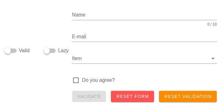Form inputs & controls（表单和控制） - Forms（表单） - 《Vuetify.js 2.2.26 使用教程》 - 书栈网 · BookStack