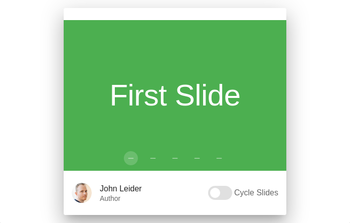 Bars（栏） - Carousels（轮播） - 《Vuetify.js 2.2.26 使用教程》 - 书栈网 · BookStack