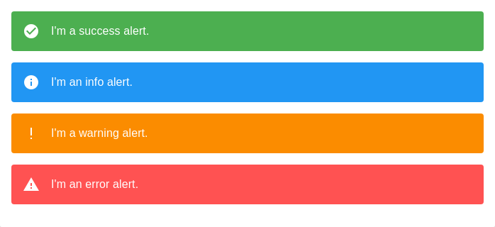 UI 组件 - Alerts（提示框） - 《Vuetify.js 2.2.26 使用教程》 - 书栈网 · BookStack