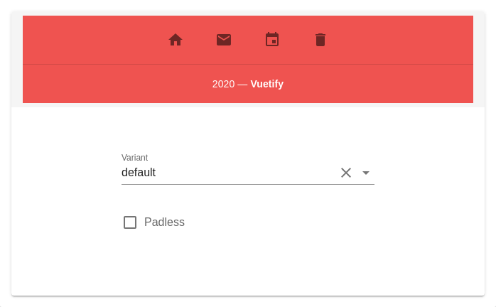 Bars（栏） - Footer（页脚） - 《Vuetify.js 2.2.26 使用教程》 - 书栈网 · BookStack