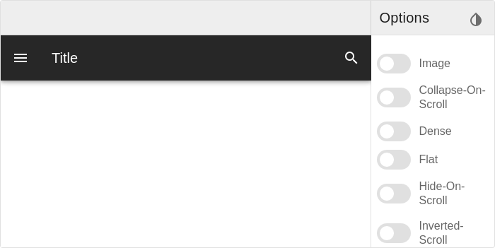 Bars（栏） - App bars（应用栏） - 《Vuetify.js 2.2.26 使用教程》 - 书栈网 · BookStack
