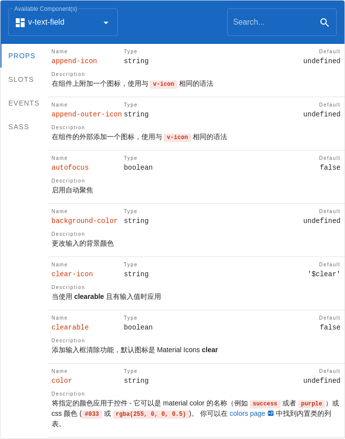 Form inputs & controls（表单和控制） - Text fields（文本框） - 《Vuetify.js 2.2.26 使用教程》 - 书栈网 · BookStack
