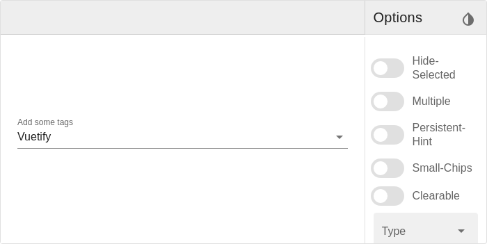 Form inputs & controls（表单和控制） - Combobox（组合框） - 《Vuetify.js 2.2.26 使用教程》 - 书栈网 · BookStack